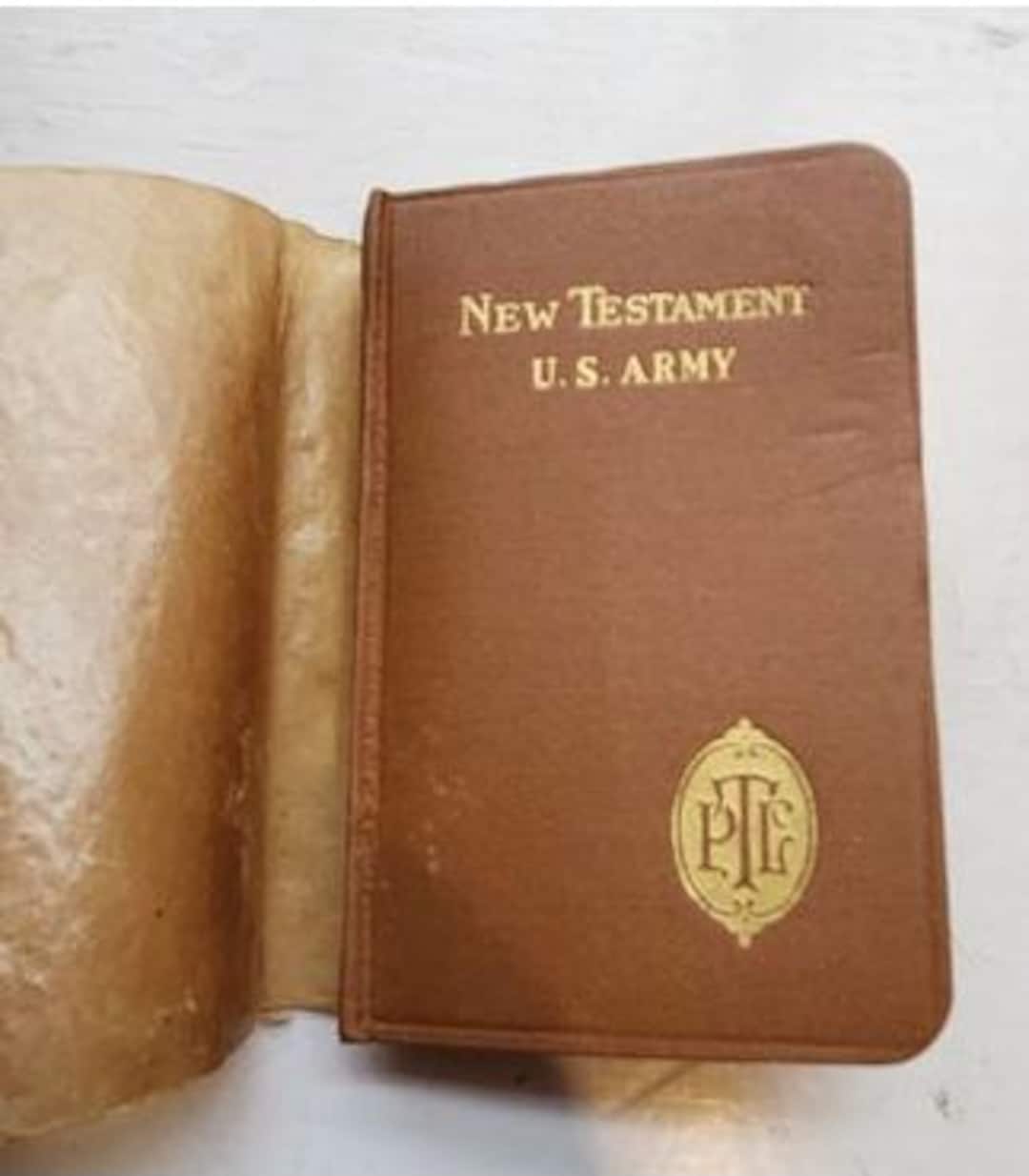WWII Military Issued CATHOLIC BIBLE ~ U.S. Army Soldier’s New Testament ...
