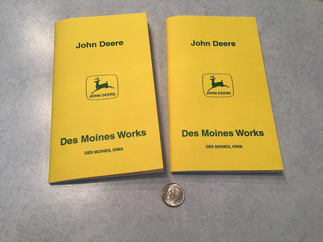 2 Vintage JOHN DEERE Small Pocket Note Pads Books - Etsy