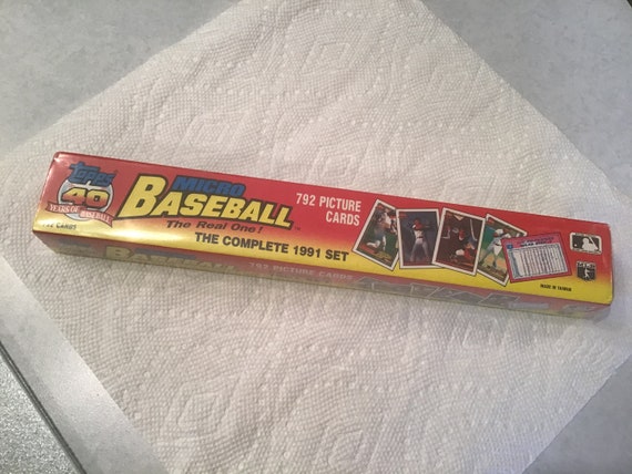 1991 TOPPS Mini MICRO Baseball Cards Factory Sealed Box | Etsy