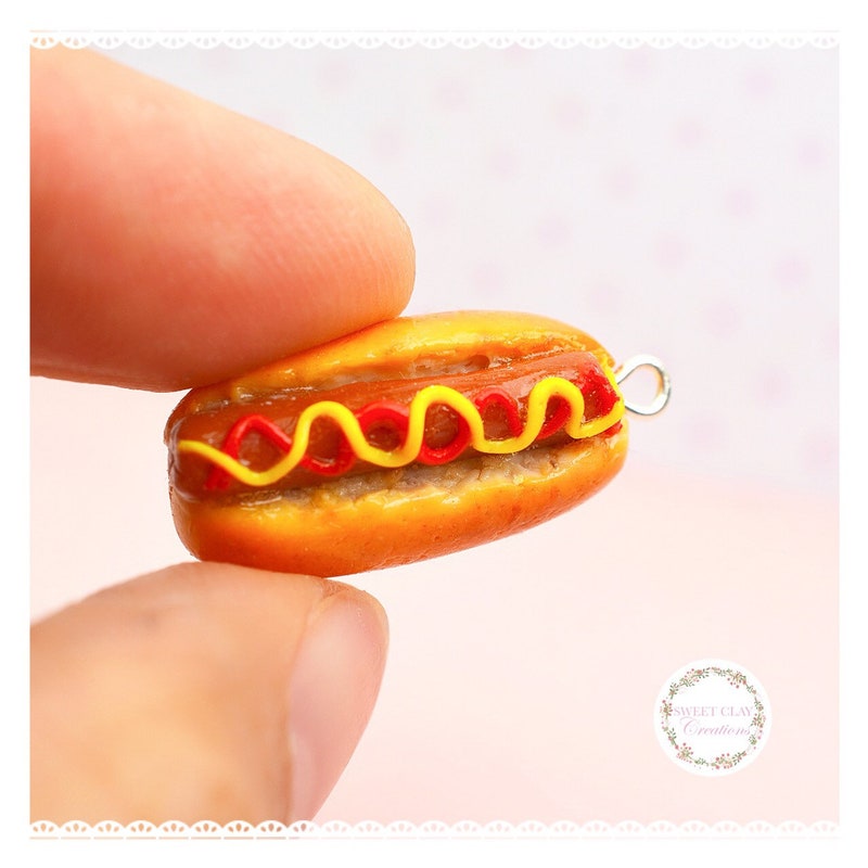 Hot Dog Pendant - Etsy