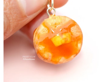 Cheeseburger Charm Necklace Pendant Miniature Food Jewelry | Etsy