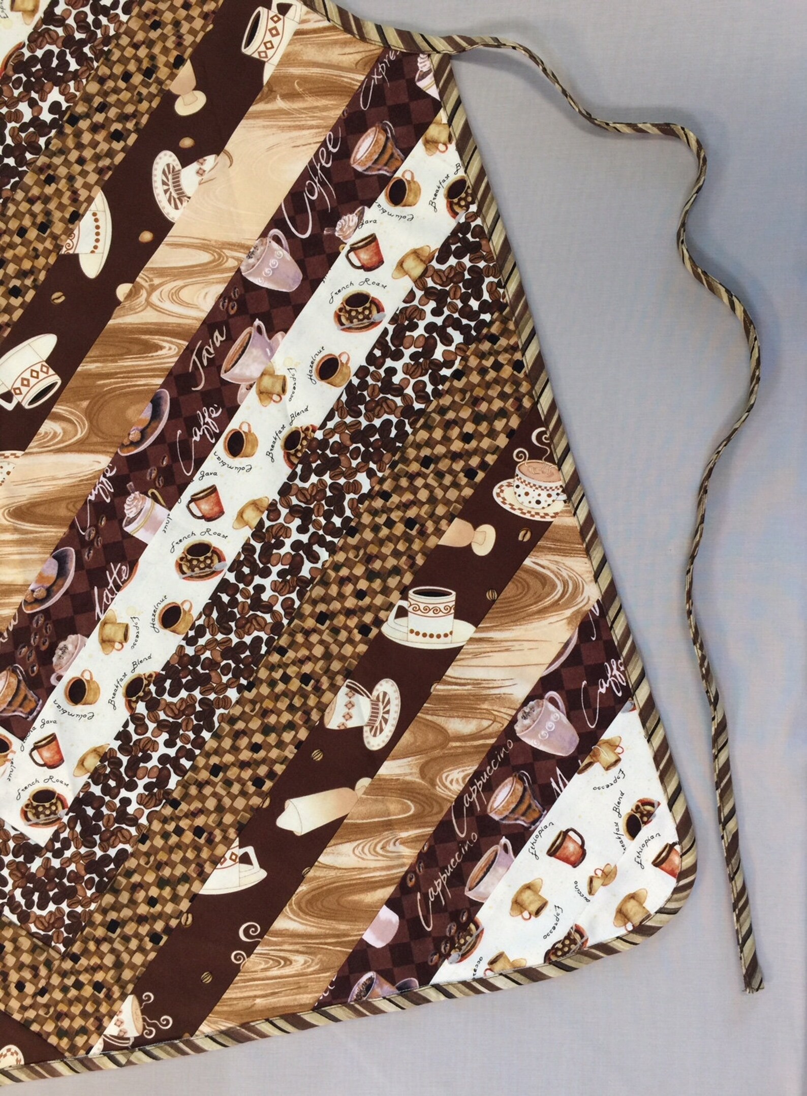 Coffee Apron Coffee Themed Designer Apron Chef Style Apron - Etsy