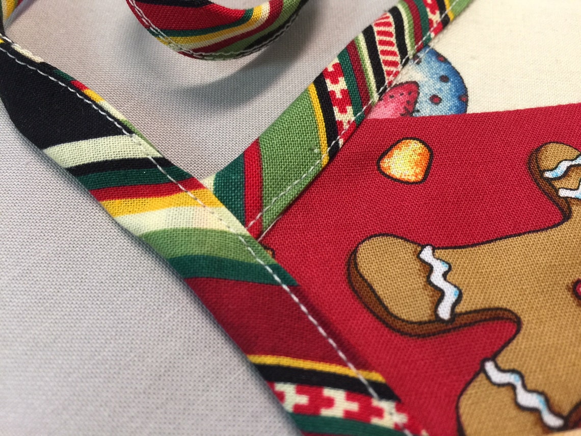 Gingerbread Apron, Gingerbread Themed Designer Apron, Chef Style Apron ...