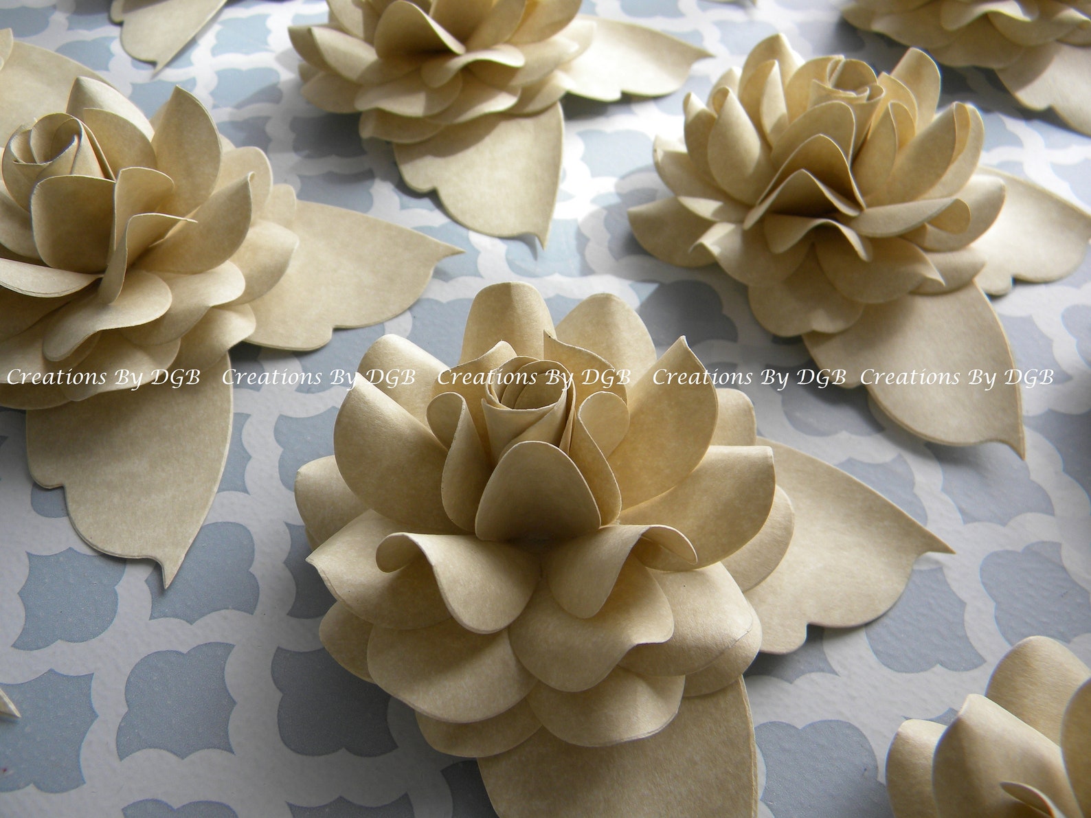 Vintage Paper Roses MADE TO ORDER 25 Pcs for Weddings - Etsy