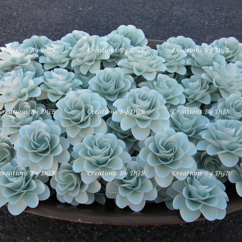 Green Paper Flowers - Etsy