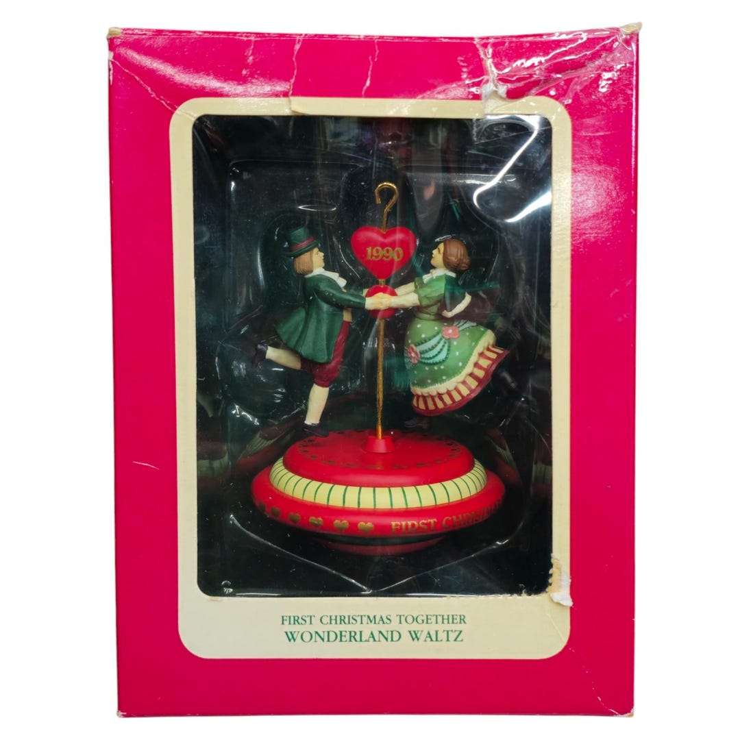 1990 Wonderland Waltz First Christmas Together Ornament M Gilmore ...