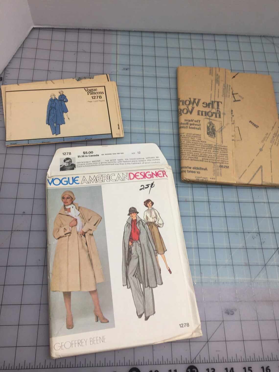 Vintage Vogue American Designer Pattern 1278 by Geoffrey Beene - Etsy