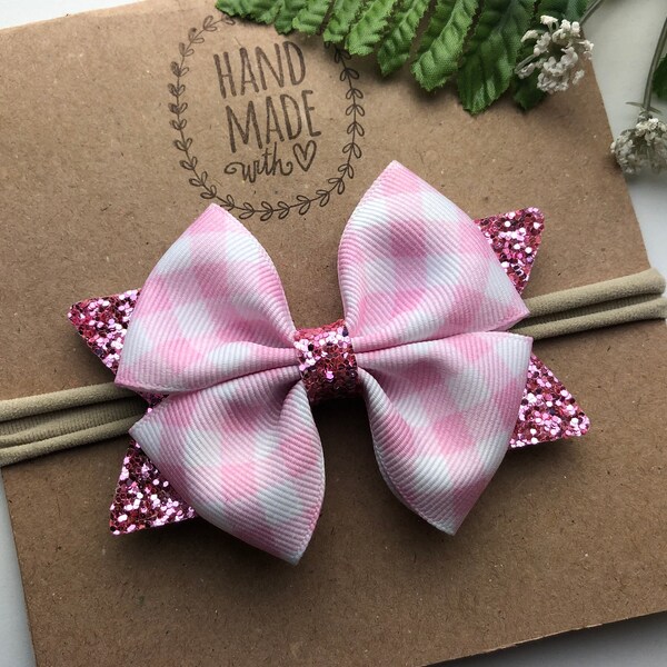 Pink Baby Headband - Etsy