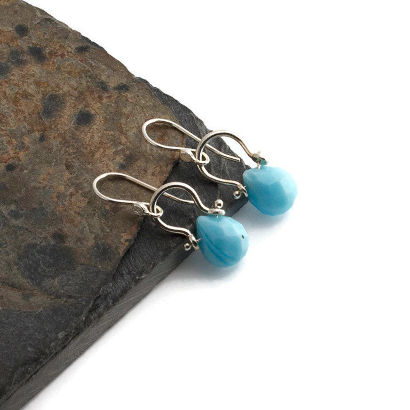Turquoise Quartz Stone Quartz Turquoise Handmade Sterling - Etsy