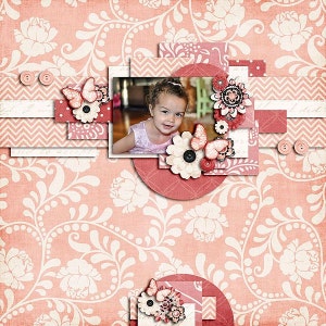 Romantique Digital Scrapbook Add on Mini Kit - Etsy