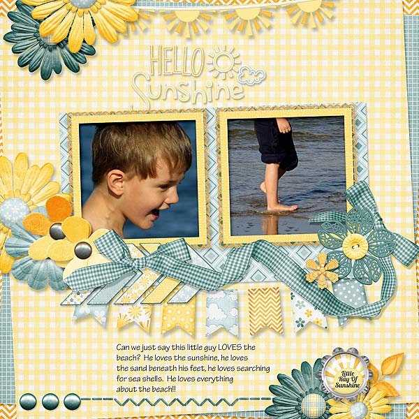 Sunny Days Digital Scrapbook Kit Collection Digital - Etsy