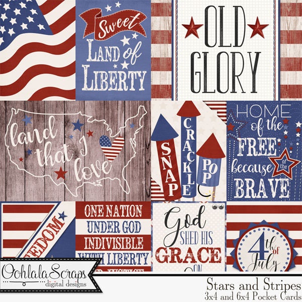 Patriotic Scrapbook - Etsy