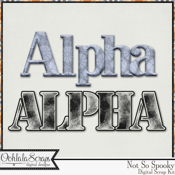 Not so Spooky Halloween Holiday 12x12 Digital Scrapbook Kit - Etsy