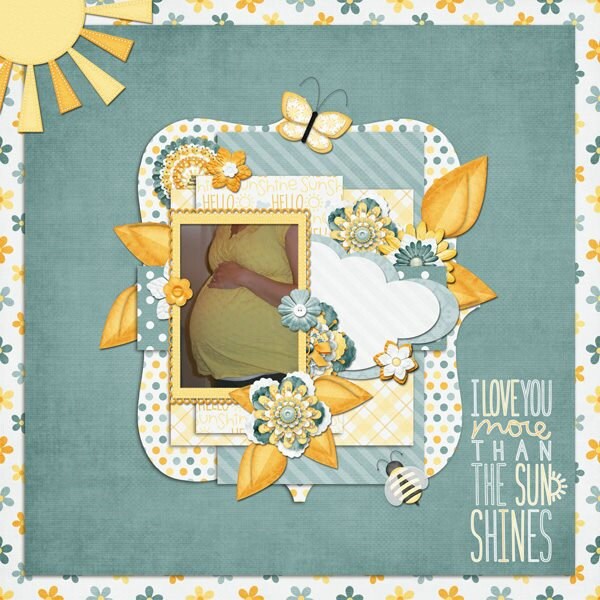 Sunny Days Digital Scrapbook Kit Collection Digital - Etsy