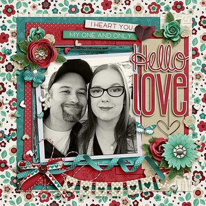 Valentine I Heart You Digital Scrapbook Kit Bundle, Downloadable - Etsy