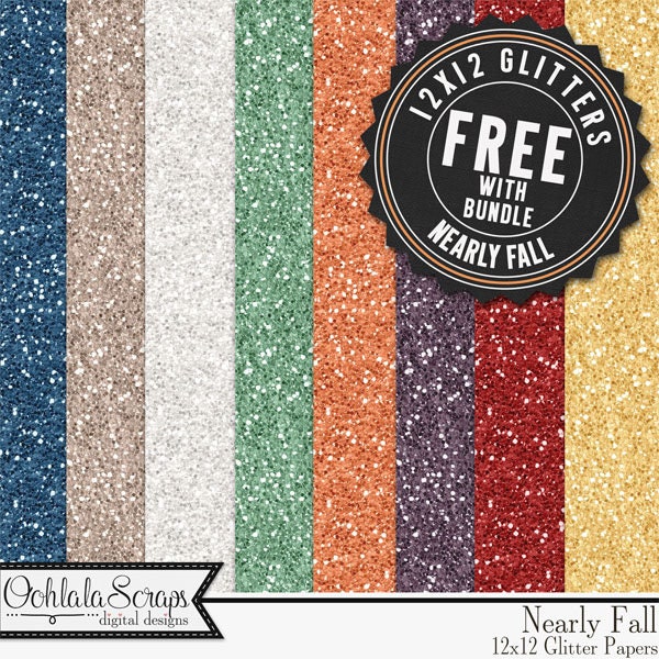 Nearly Fall Autumn Digital Scrapbook Kit Bundle Season - Etsy