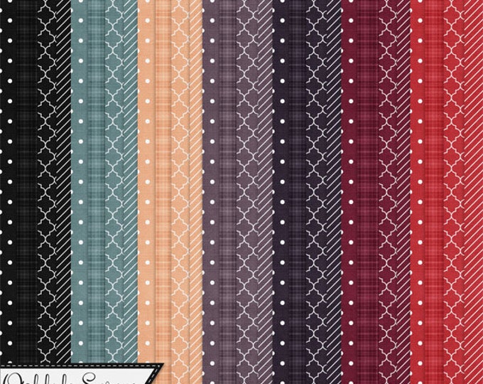 Shabby Chic,patterned 12x12 Papers,backgrounds,digital Scrapbook Kit ...