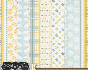 Sunny Days Digital Scrapbook Kit Digital Scrapbooking | Etsy