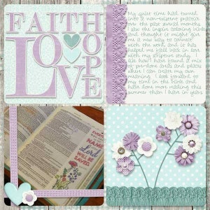 Faith Digital Scrapbook Kit Bundle - Etsy