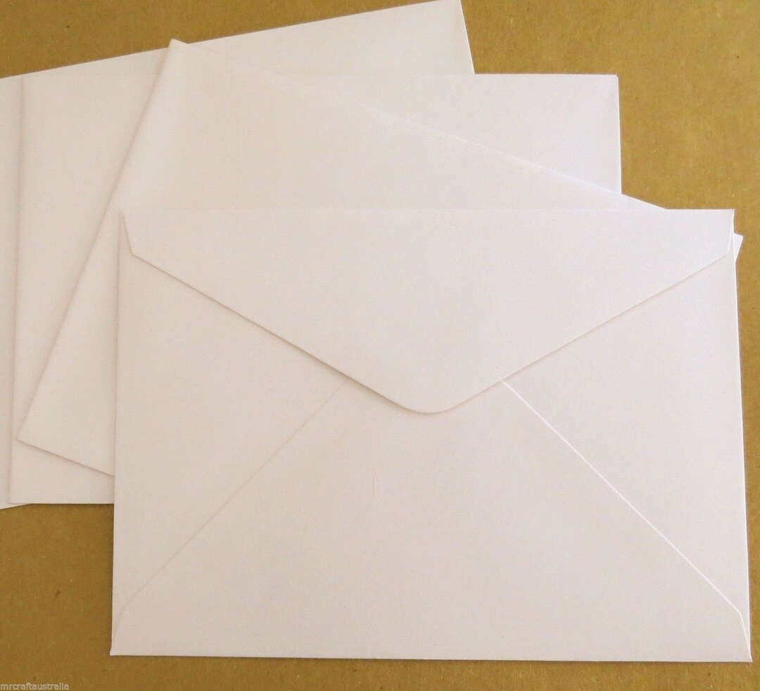 Cotton Envelopes C5 (162mmx229mm) White Invitation Envelope X 20 - Etsy ...
