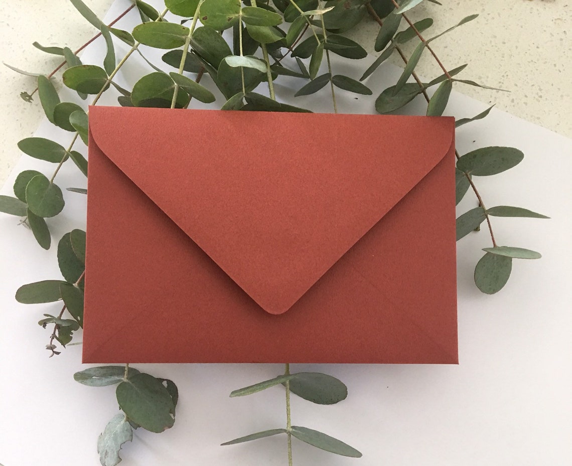 5 X 7 Terracotta Envelopes X 10 Premium Quality 120gsm - Etsy 5 X 7 Terracotta Envelopes X 10 Premium Quality 120gsm - Etsy