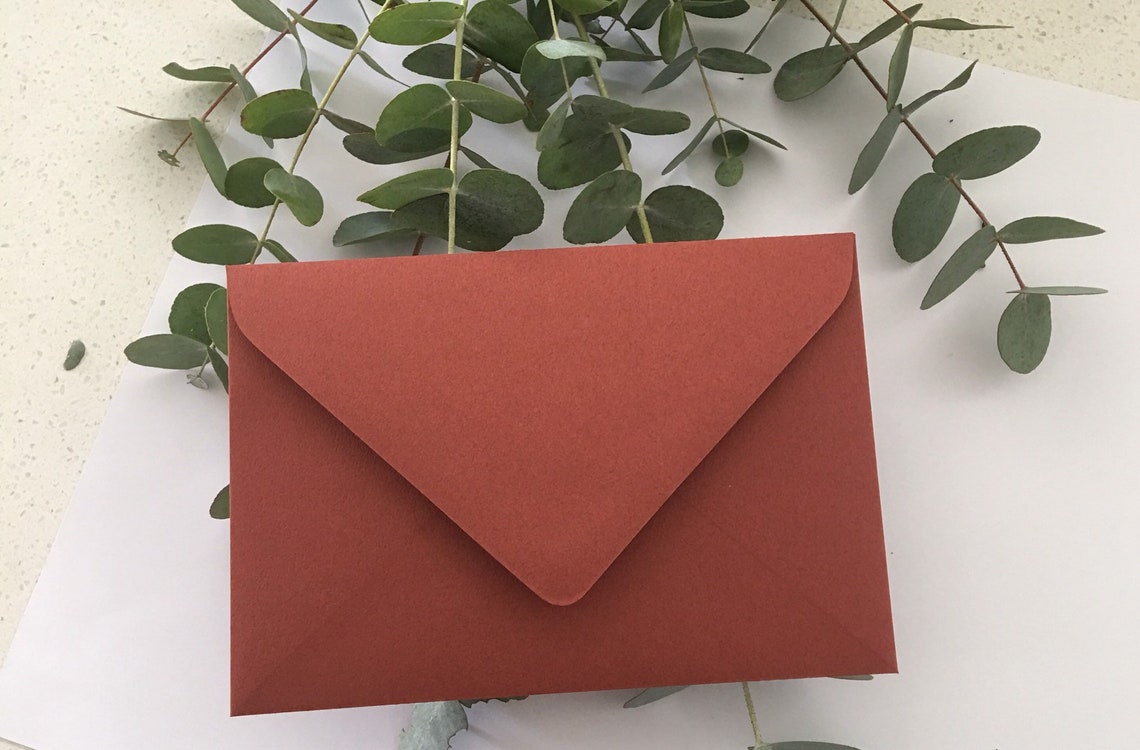 5 X 7 Terracotta Envelopes X 10 Premium Quality 120gsm - Etsy 5 X 7 Terracotta Envelopes X 10 Premium Quality 120gsm - Etsy