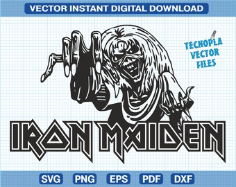 Iron Maiden Svg File - Etsy UK