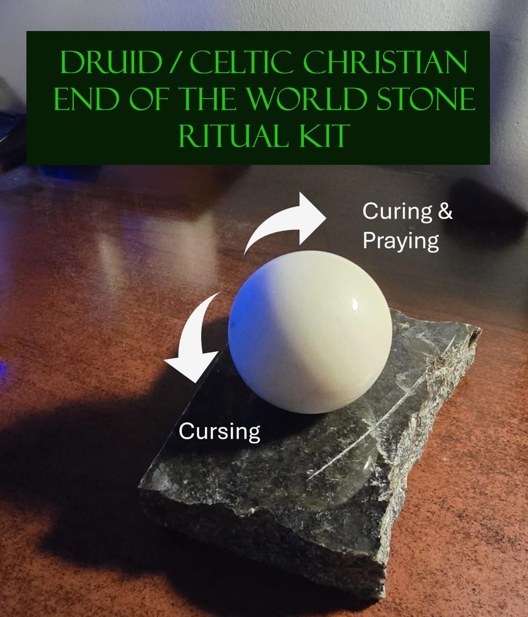 Druid / Celtic Christian - End of the World Stone Ritual Kit - Etsy