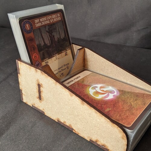 Full Card Deck Box Draw and Discard Trays Storage Various - Etsy