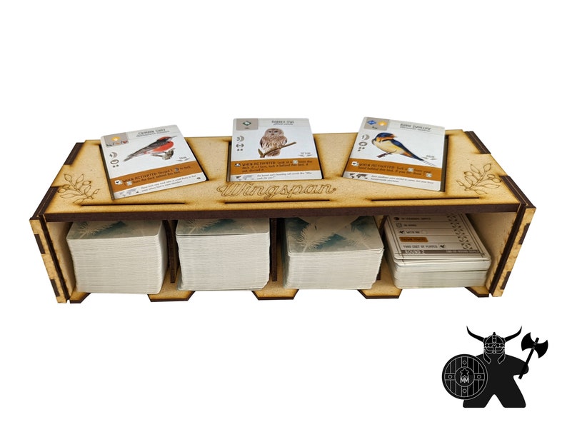 Wingspan Expansions Card Box Wooden Organizer - Etsy