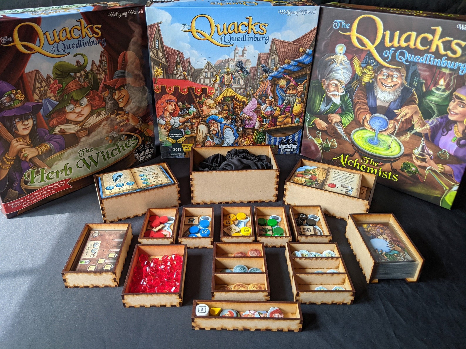 Quacks of Quedlinburg Expansions Insert geekupbit Sized | Etsy