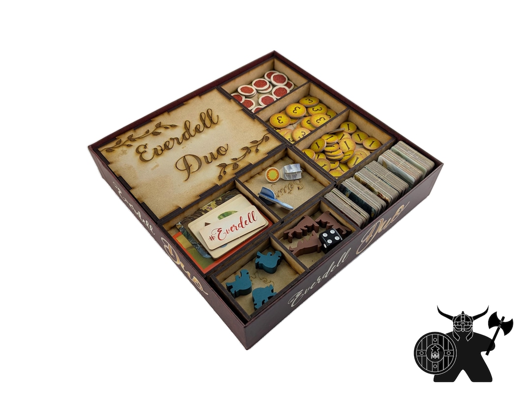 Everdell Duo Insert - Unofficial | Wooden Organizer - Etsy