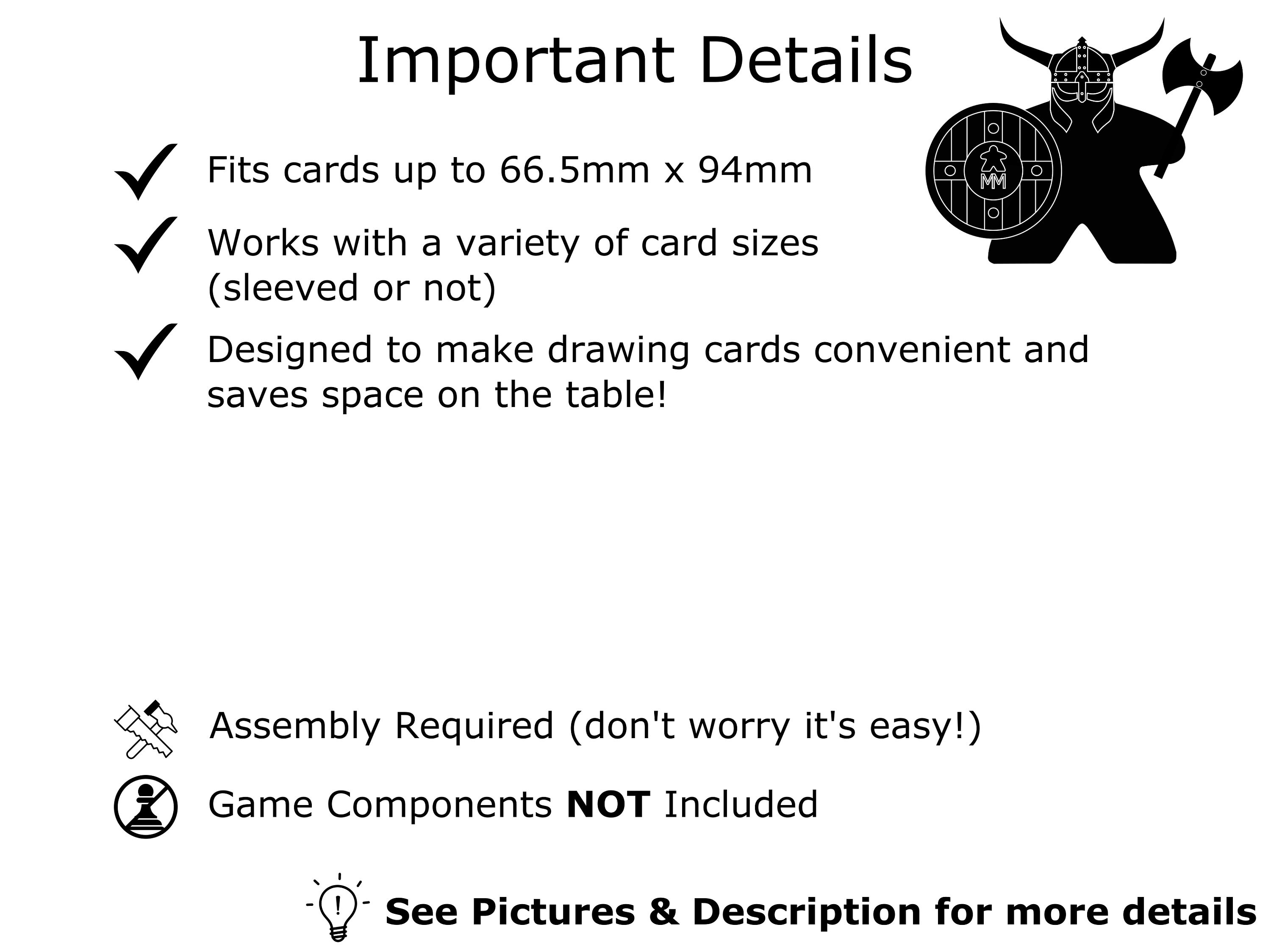 Wooden Draw & Discard Deck Holder | Etsy