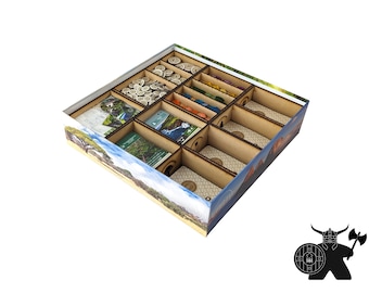 Earth Inlay Board Game Organizer Earth Insert for Earth Board Game With ...