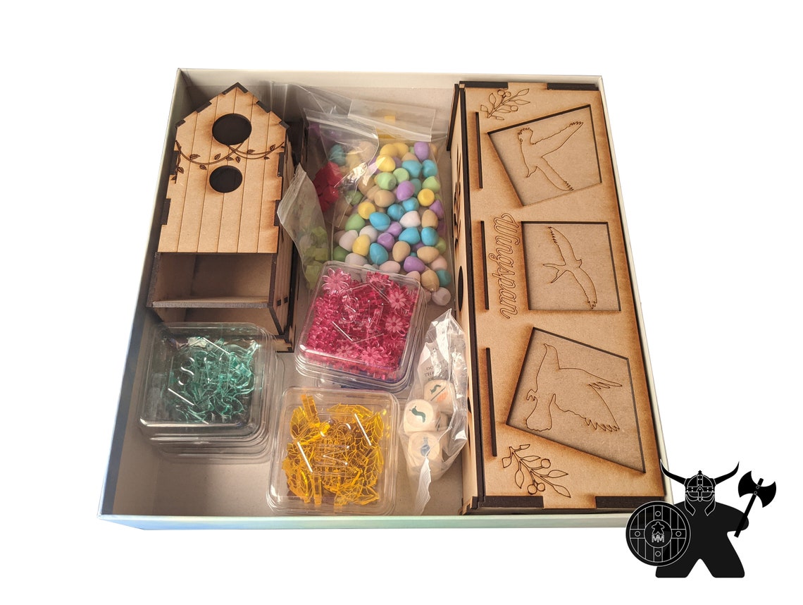 Wingspan Expansions Card Box Wooden Organizer - Etsy