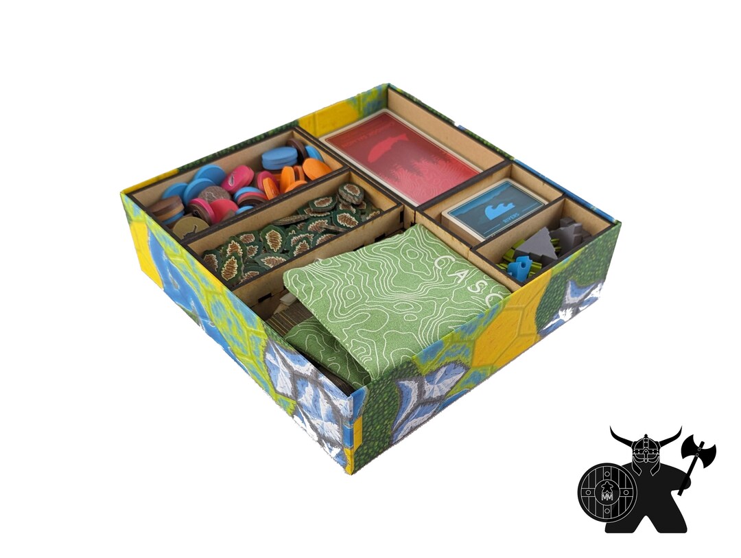 Cascadia + Landmarks Insert | Wooden Organizer - Etsy