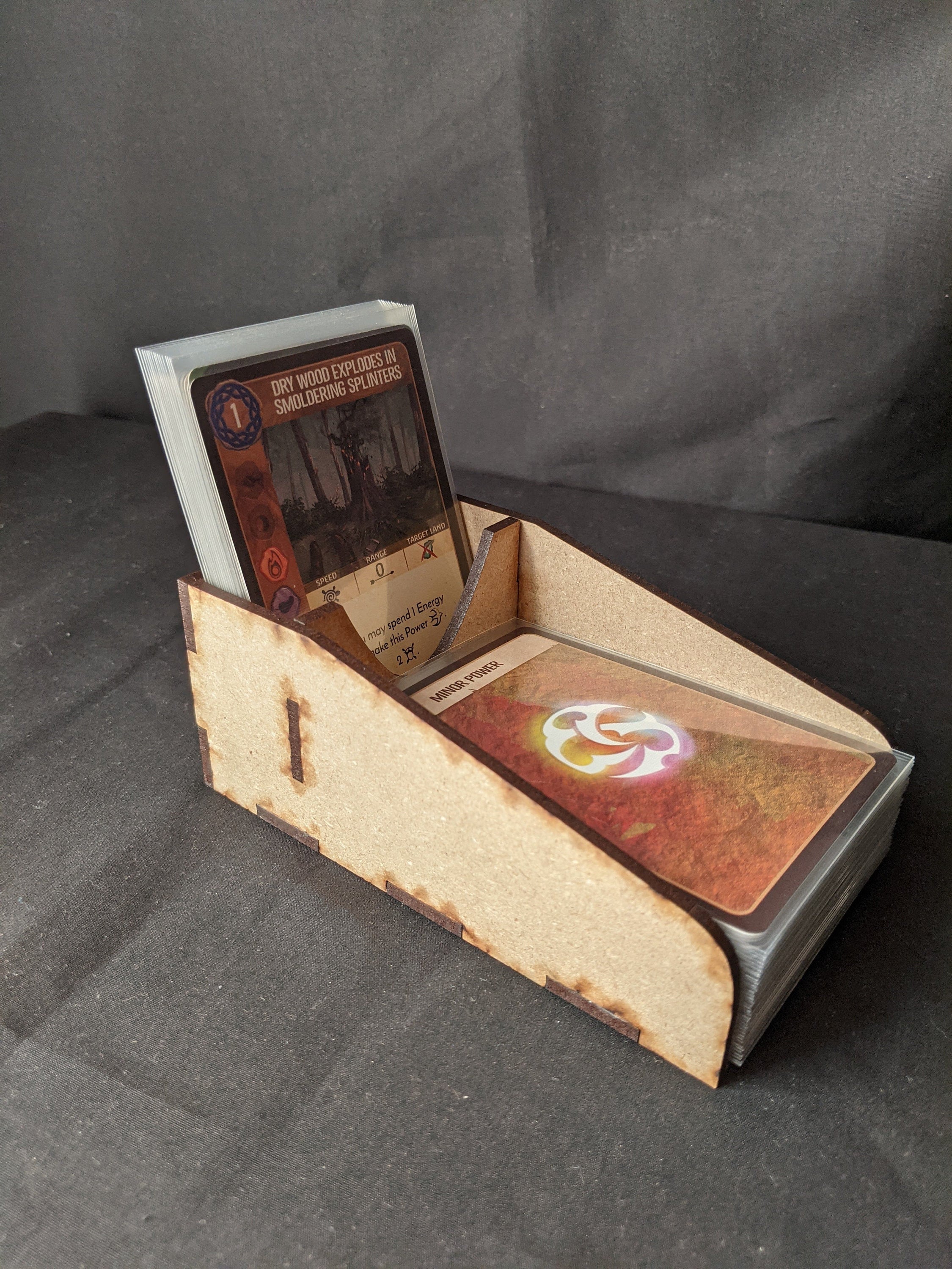 Wooden Draw & Discard Deck Holder | Etsy