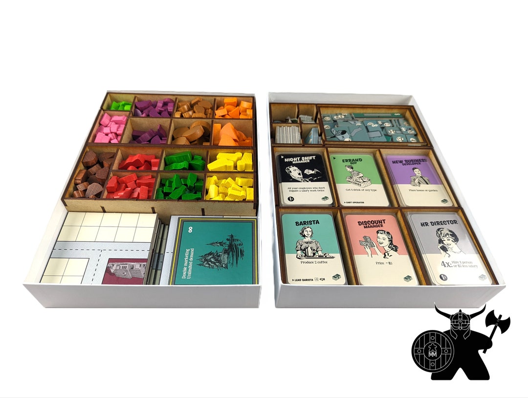 Food Chain Magnate + Ketchup Mechanism Insert | Wooden Organizer - Etsy