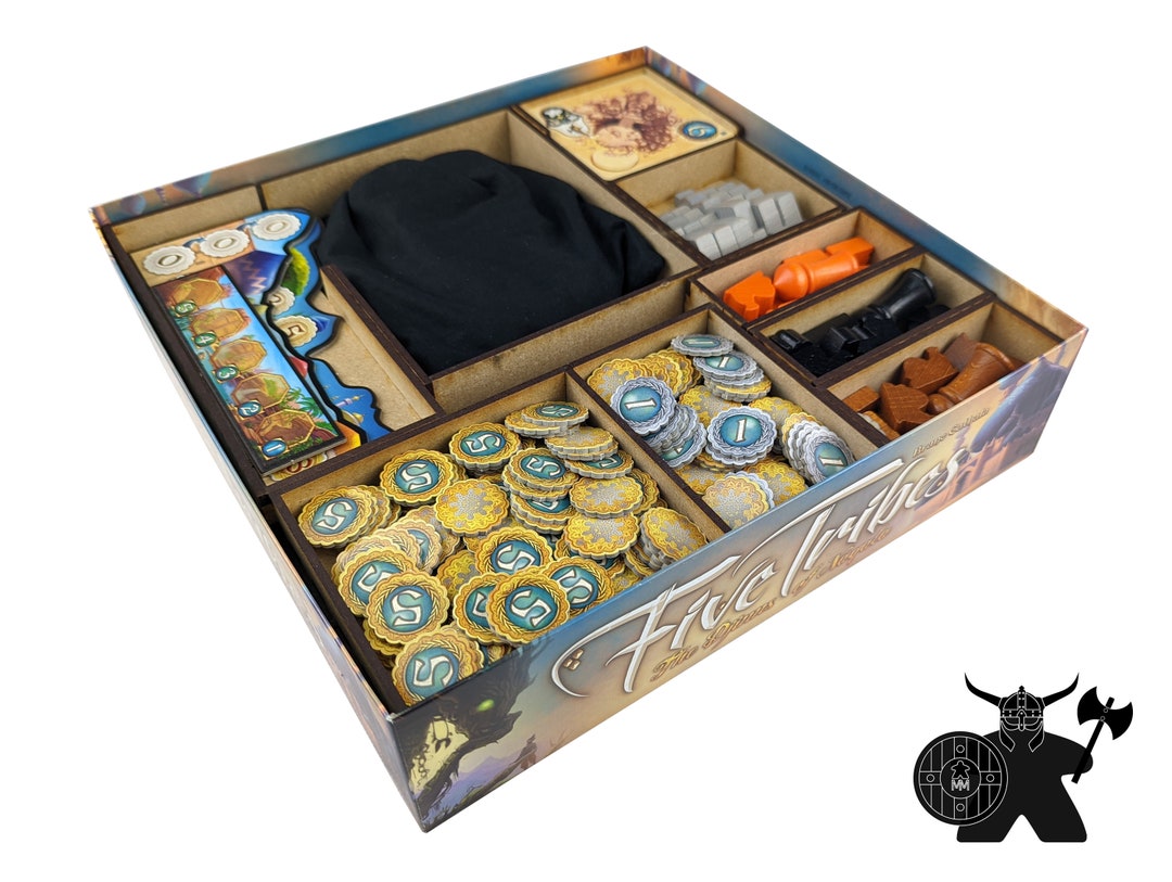 Five Tribes + All Expansion Insert | Wooden Organizer - Etsy
