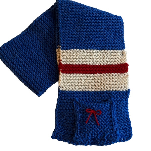 Red White Blue Scarf - Etsy