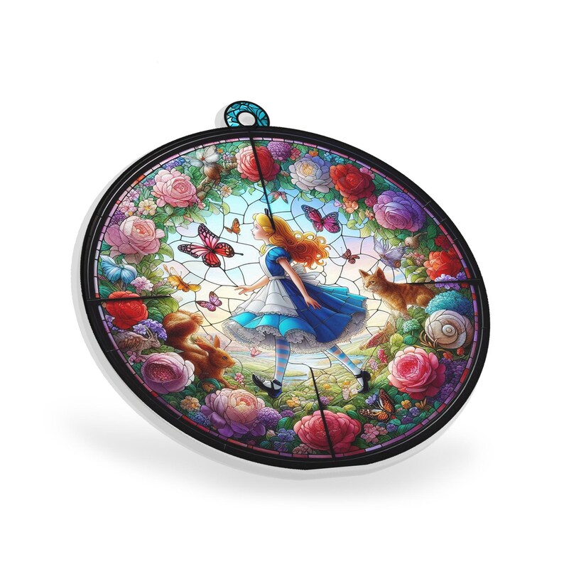Princess Alice Acrylic Suncatcher, Alice in Wonderland Suncatcher Decor ...