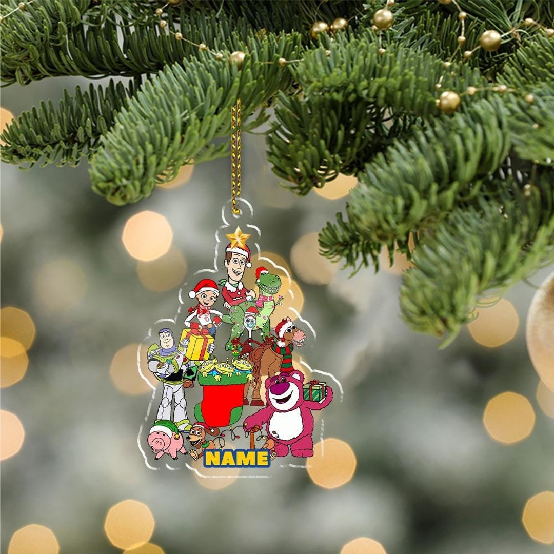 Personalized Name Toy Story Characters Ornament, Christmas Tree Toy ...