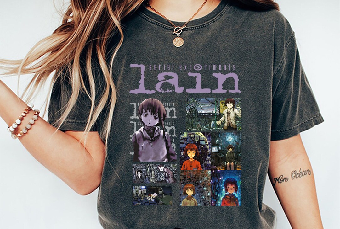 SERIAL Experiments LAIN Shirt PNG Cyberpunk Lain Iwakura Png - Etsy