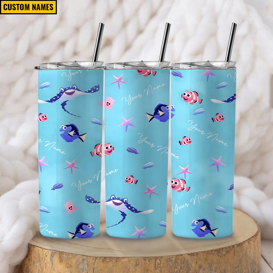 Personalisierter Name Dory Nemo Tumber Png Nemo Dory 3D - Etsy.de