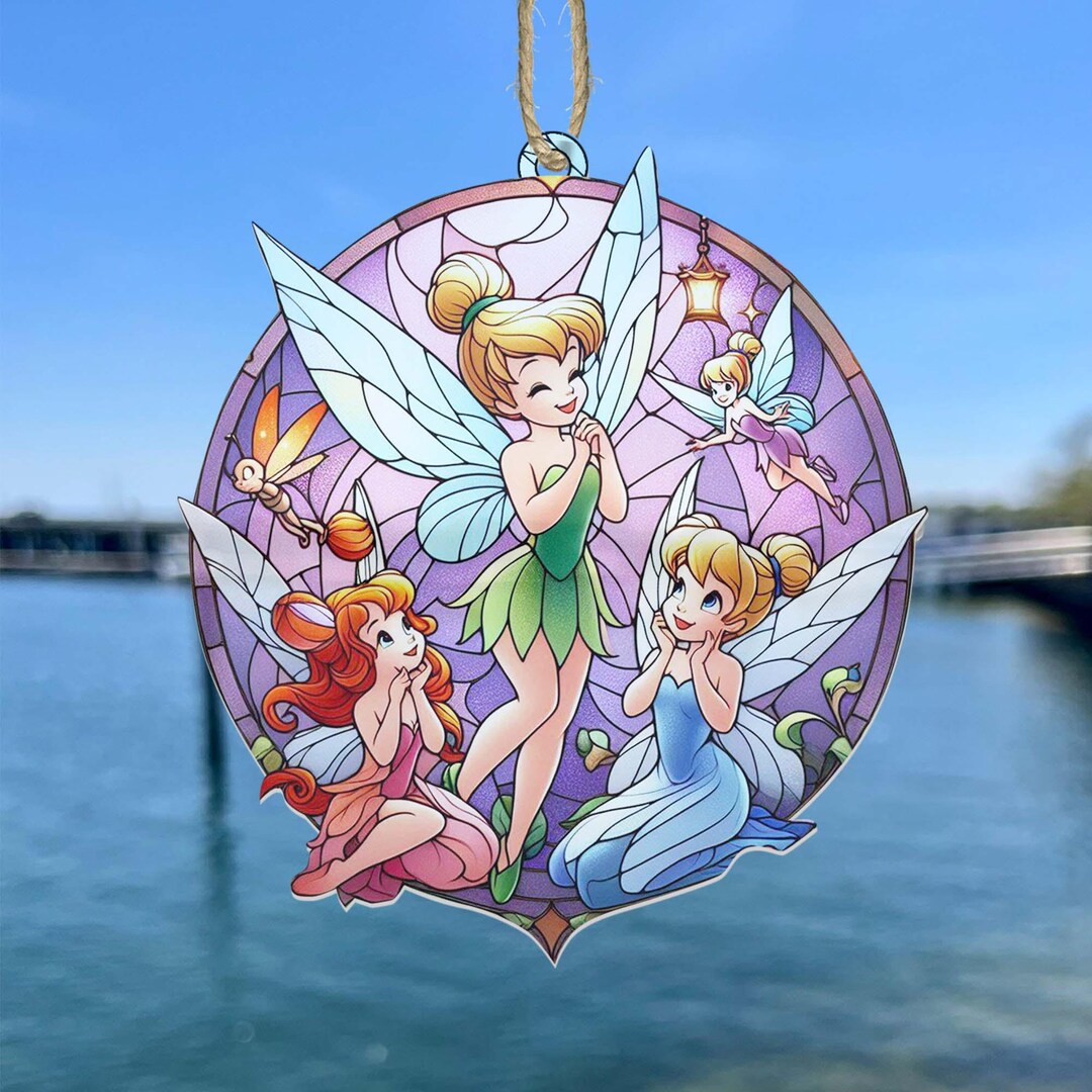 Tinkerbell Suncatcher Ornament, Tinker Bell Acrylic Suncatcher ...