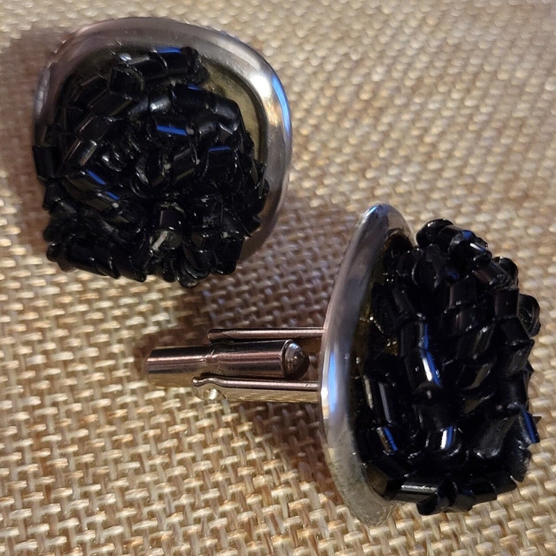 Beaded Cuff Links - Etsy