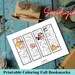 Printable Fall Color Your Own Bookmarks. for Classroom, Fall Party ...