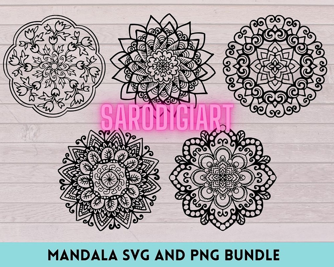 Mandala Svg Bundle, Zentangle Svg, Mandala for Cricut, Mandala Clipart ...