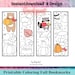 Printable Fall Color Your Own Bookmarks. for Classroom, Fall Party ...