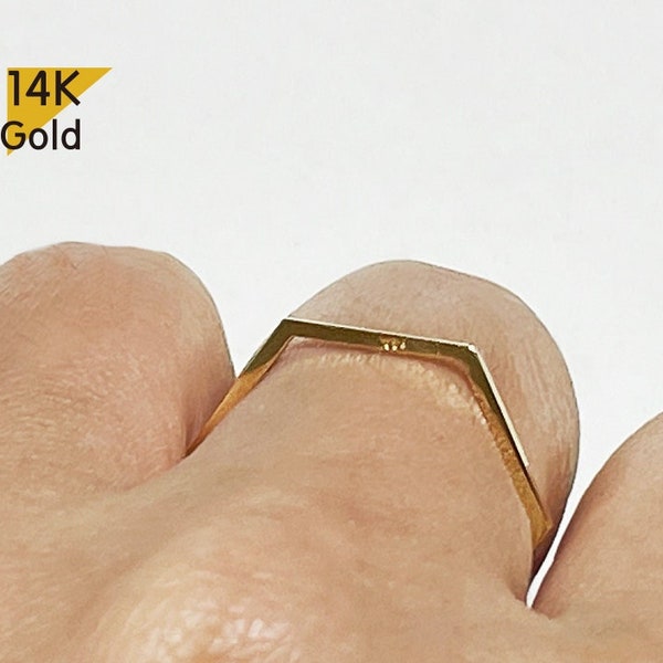 Geometric Ring - Etsy